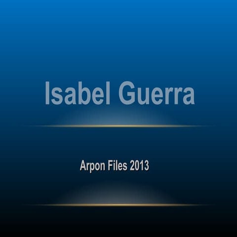 Isabel guerra | PPS