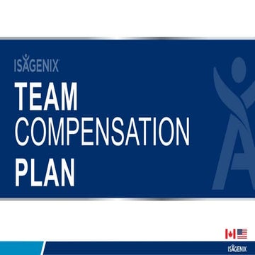 Isagenix detailed compensation plan training document | PPTX