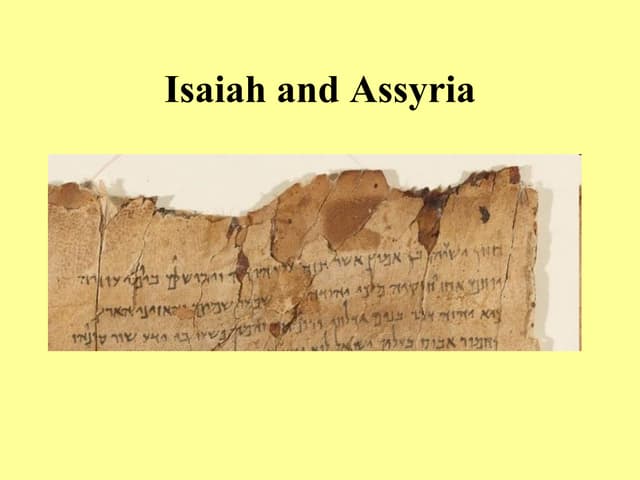 Slideshow on the Assyrian Siege of Jerusalem | PPT