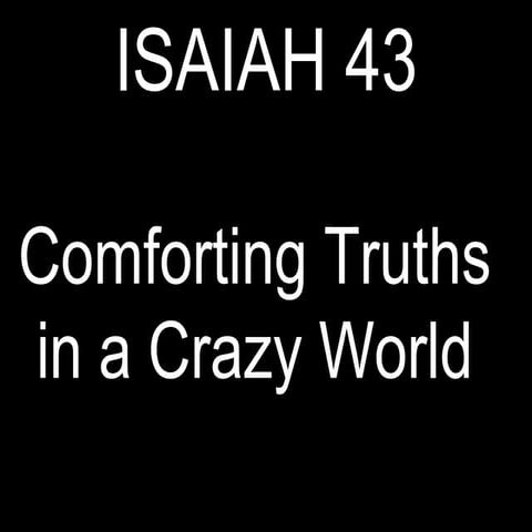 Isaiah43 | PPT