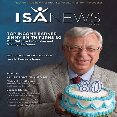 Isa News Spring08 Jimmy Smith Article | PDF | Financial Industry | Industries
