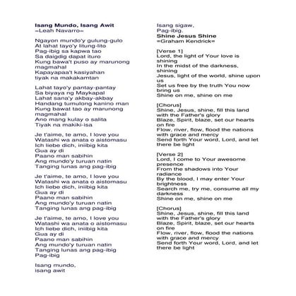 Isang Mundo.docx gffgffggfftpgptk[pt[htp | DOCX