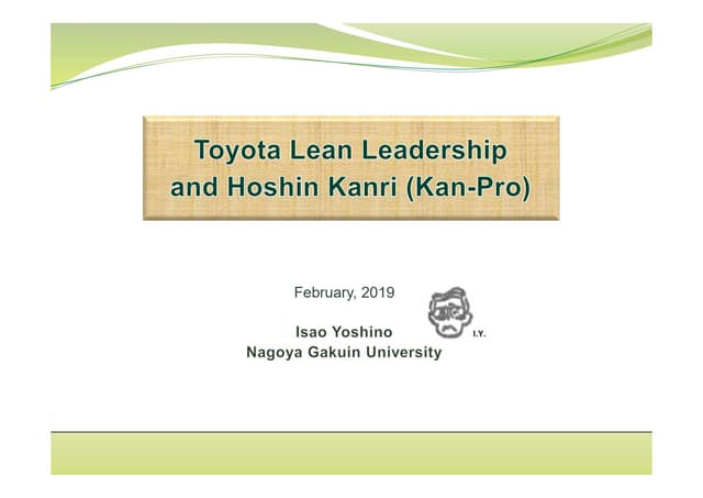 Toyota's organizational culture | PPTX