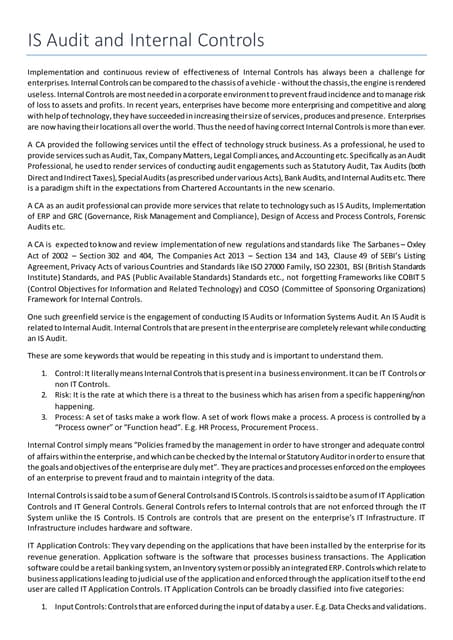 IT General Controls (ITGC) - A Brief Overview | PDF