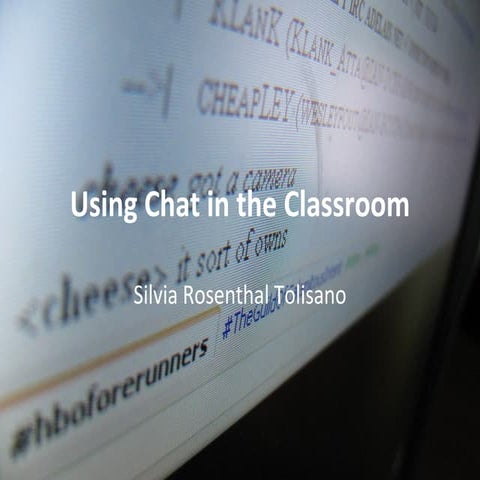 Chat in the Classroom | PPT