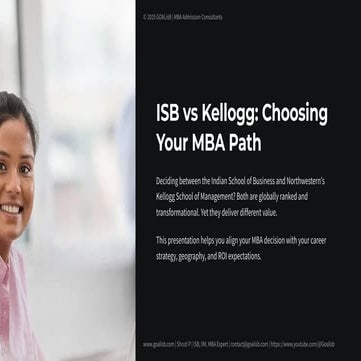 ISB vs Kellogg MBA Comparison Guide – Choosing the Right Program for ...