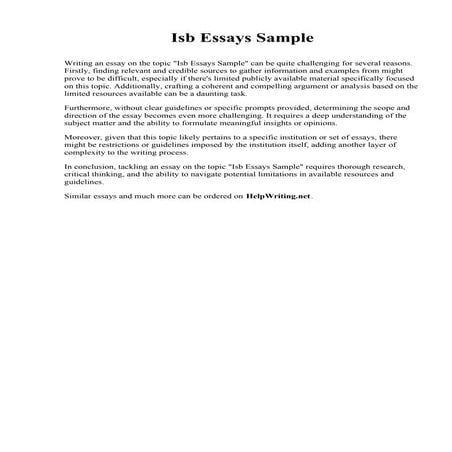 Isb Essays Sample.pdf