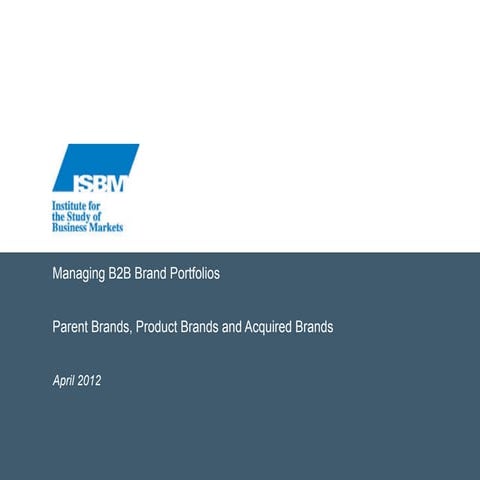 B2B Branding | PPT