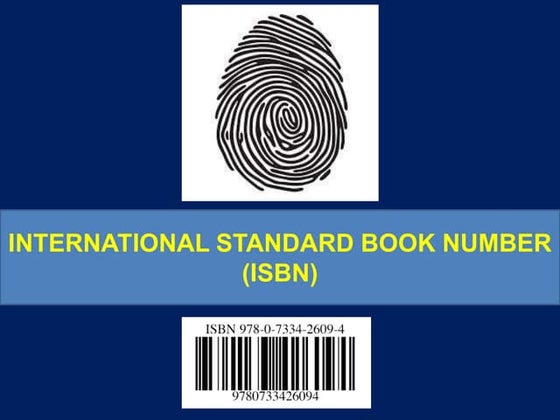 International Standard Book Number | PPT