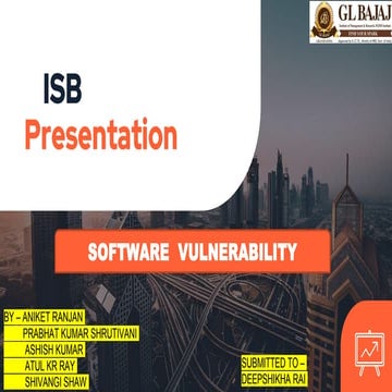 ISB PRESENTATION.pptx | Programming Languages | Computing
