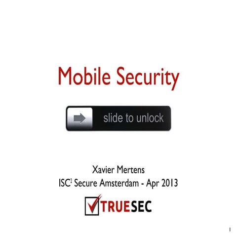 Mobile Apps Security Ppt