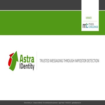 Impostor Detection presentation to ISC2 NH | PDF