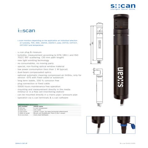 Iscan dw en_turbidity sensor_scan | PDF | Chemistry | Science