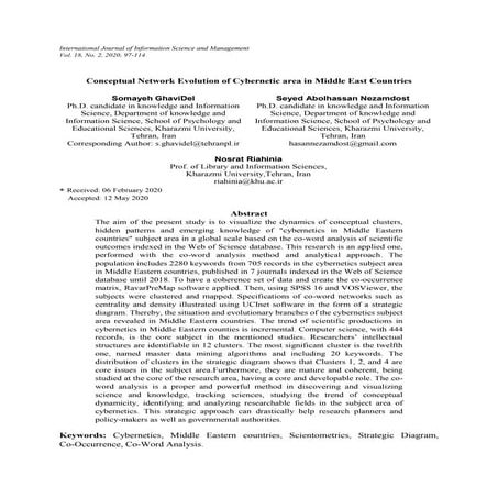 Isc scientometrics system for evaluating research | PDF