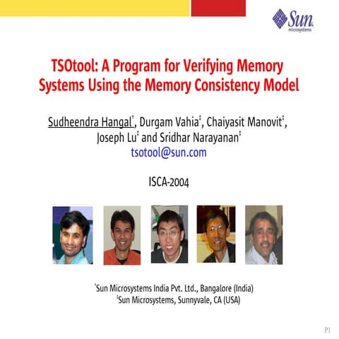 TSOtool - ISCA presentation | PDF