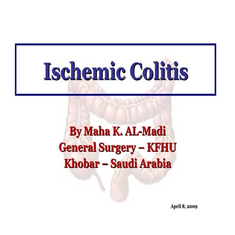 Ischemic Colitis | PPT