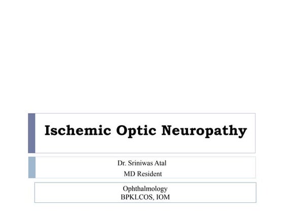 Optic nerve pathology in ophthalmology.ppt