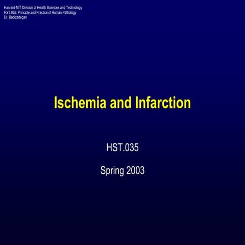 Infarction: types of infarcts, morphology - Pathology - ATOT | PPTX