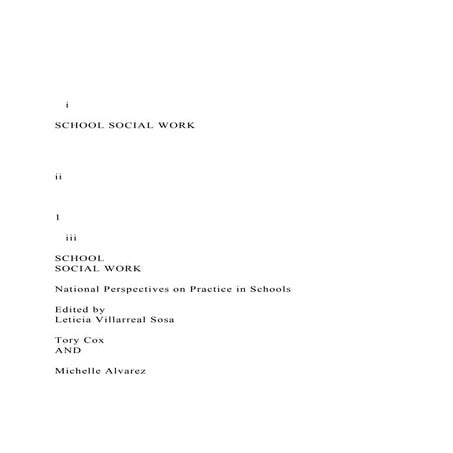 School social work practice | DOCX
