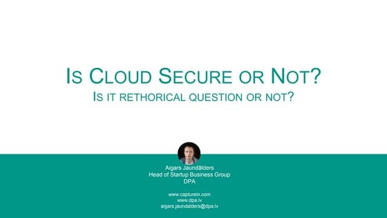 How Secure is your Small Business? | PDF