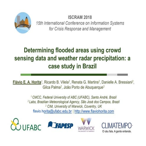 Presentation @ ISCRAM 2018 | PPT