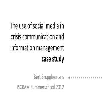 Iscram summerschool 2012 | PPT