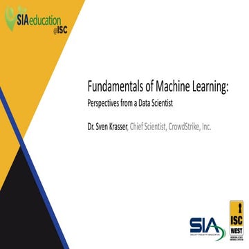 Fundamentals of Machine Learning: Perspectives from a Data Scientist ...