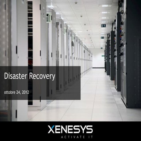 Offering - Disaster recovery | PDF | Databases | Computer Software and Applications