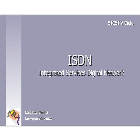 ISDN | PPT | Computer Networking | Computing