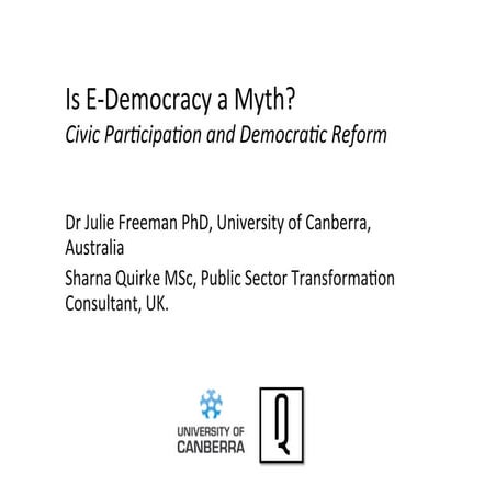 E-democracy overview | PPT