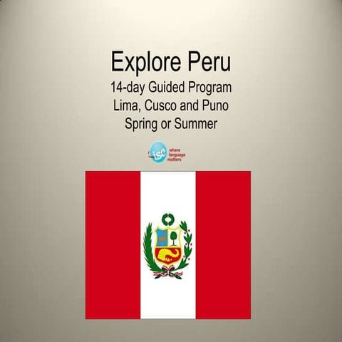 Explore Peru | PPTX