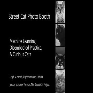 Street Cat Photo Booth: ISEA2016 Work-in-Progress | PPTX