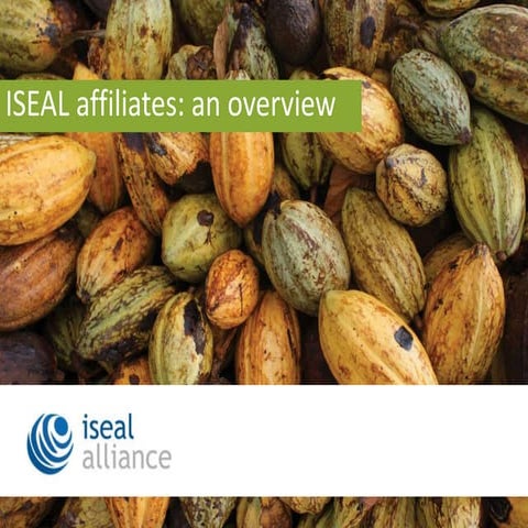 Becoming an ISEAL Affiliate | PDF