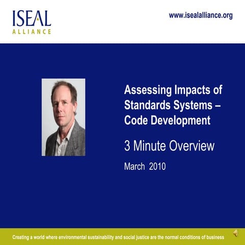 Introduction to the ISEAL Impacts Code | PPT