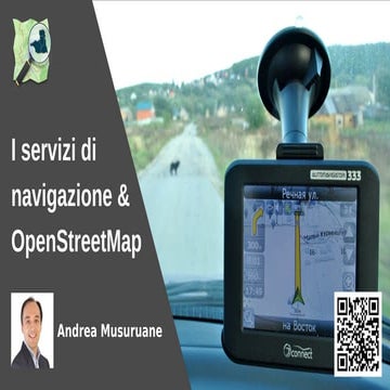 I servizi di navigazione & OpenStreetMap | PDF