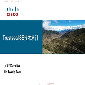 ISE_Training_Internal_East_Cisco_ISE_FOR_your | PDF