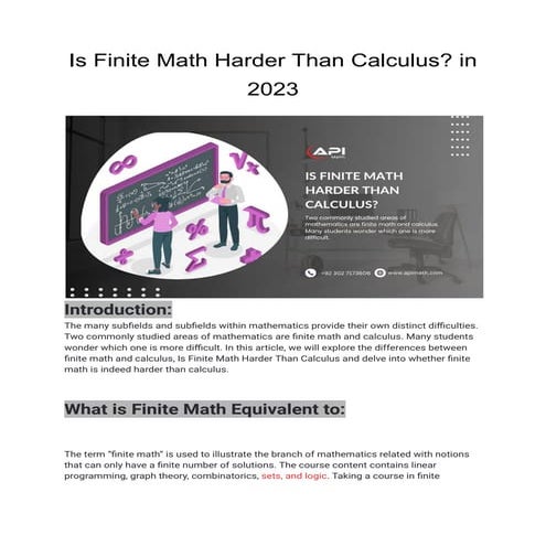 Is Finite Math Harder Than Calculus in 2023.pdf