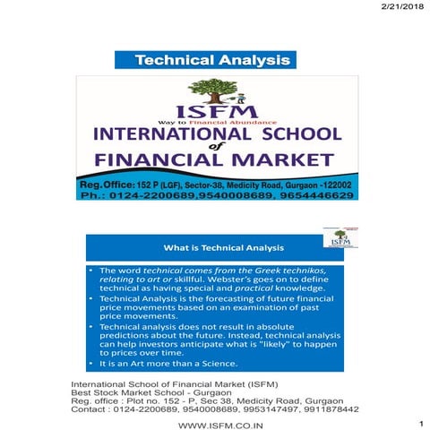 Technical Analysis Course Book | PDF