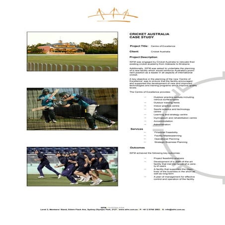 Cricket Australia Centre of Excellence | PDF | Cricket | Sports