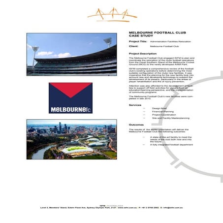 Melbourne Football Club Administration Facilities | PDF | Australian ...