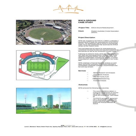 WACA Ground Redevelopment | PDF