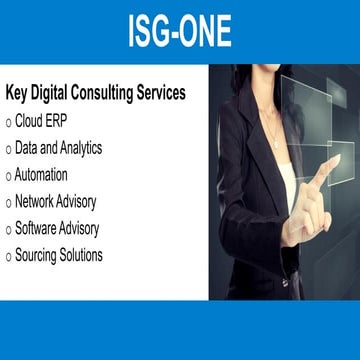 ISG-ONE Consulting | PDF