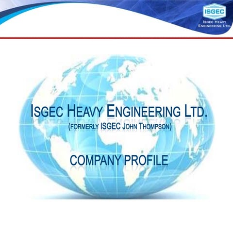 Isgec company profile dsc | PPTX