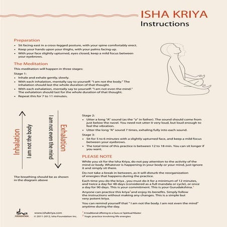 Isha yogabooklet | PDF