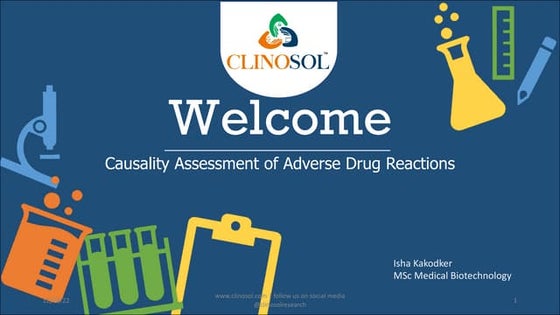 Causality assessment scale | PPTX | Pharmaceutical Drugs | Medical Health