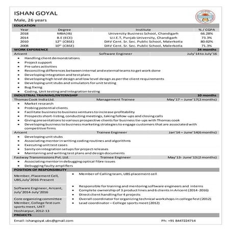 Ishan Goyal Cv Pdf