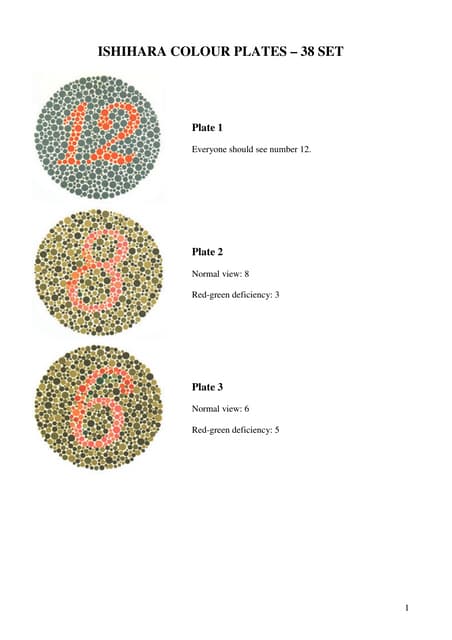 Ishihara.14.plate.instructions | PDF | Eye and Vision Conditions ...