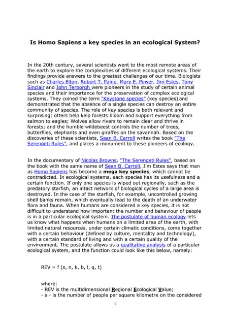 Human modified ecosystems and future evolution | PDF | Geography | Science