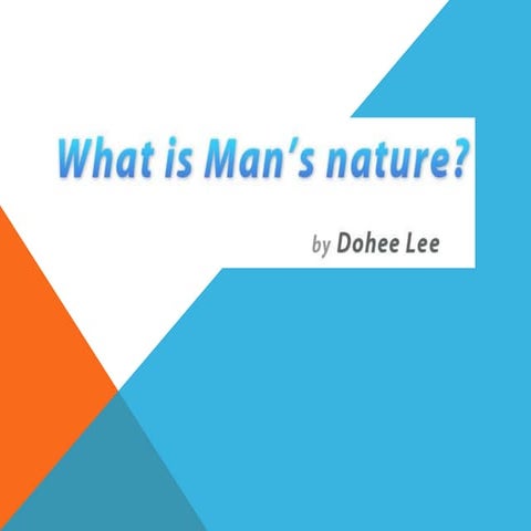 Is human evil or good2 | PPTX