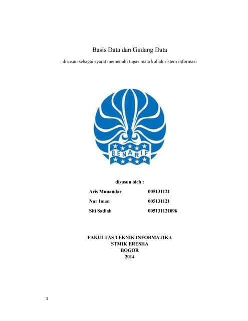 Kisi kisi basis data uts | PDF